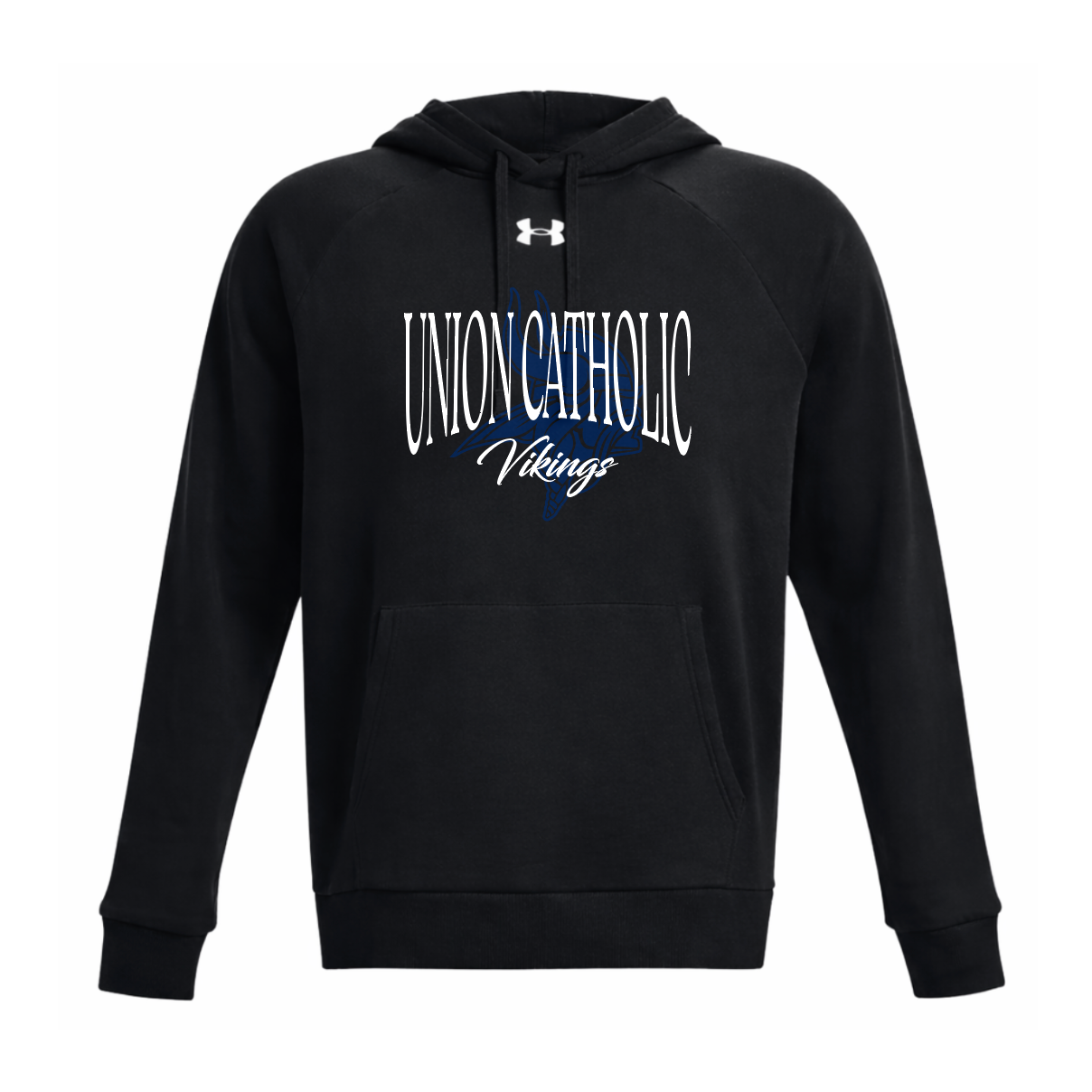 Under Armour Men's Black Rival Fleece Hoodie – Union Catholic Vikings